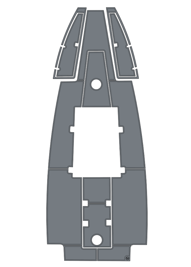 2001 Angler 252 CC – Marine Mat